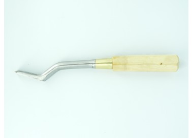 Angled ripping chisel wood handle